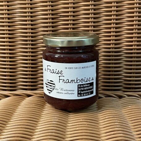 Confiture fraise framboise